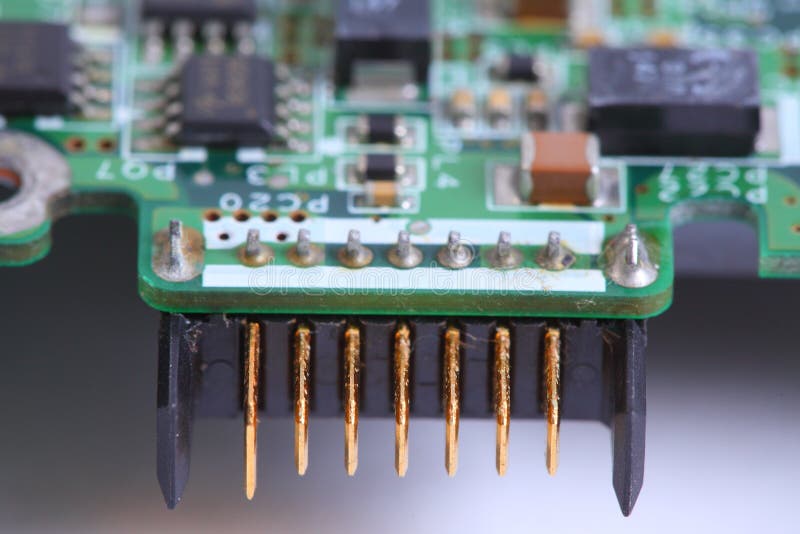 Computer Micro Circuit Board Stock Photo - Image of component ...