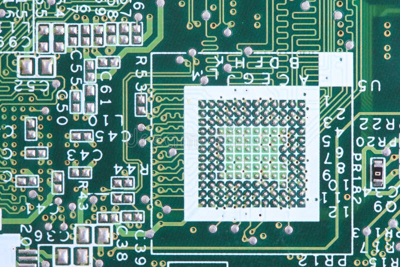 Computer Micro Circuit Board Stock Image - Image of connection ...