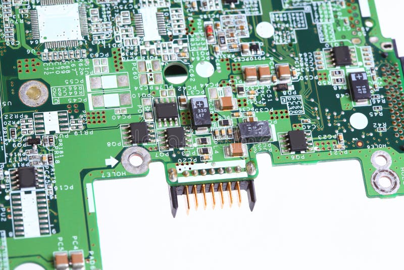 Computer Micro Circuit Board Stock Image - Image of microprocessor ...
