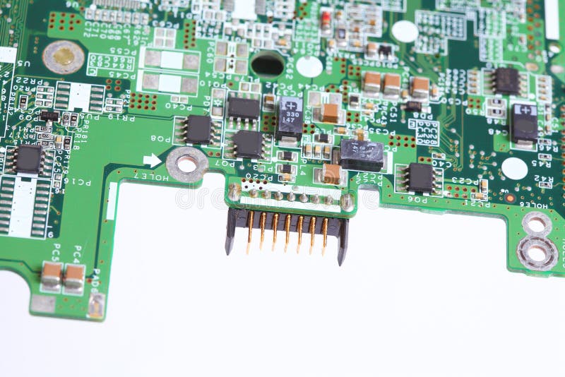 Computer Micro Circuit Board Stock Photo - Image of peripheral ...