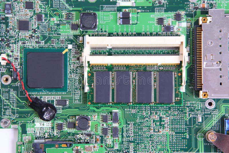 Computer Micro Circuit Board Stock Image - Image of component ...