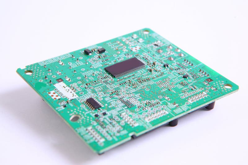 Computer Micro Circuit Board Stock Photo - Image of component ...