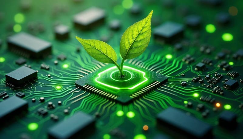 Eco-Friendly Computing – a Sustainable Future in Technology. Generative ...