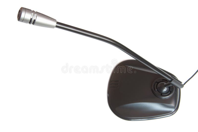 Computer microphone stock image. Image of communicating - 6553757