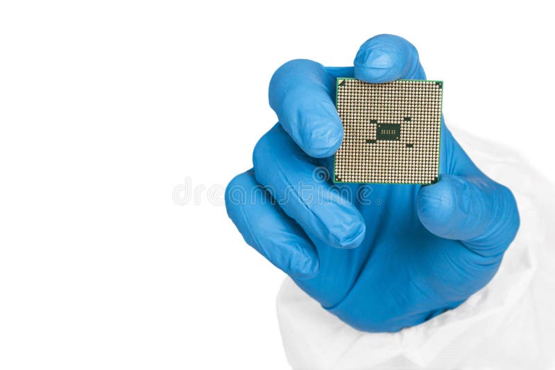Computer microprocessor stock photo. Image of information - 41449808