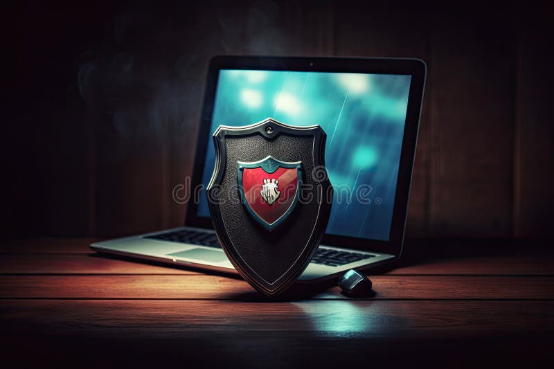 Cybersecurity Protection stock illustration. Illustration of cyber ...