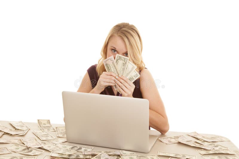 Computer money face stock photo. Image of fashion, light - 29372144