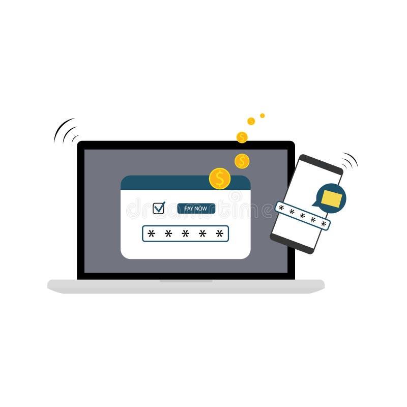 Computer Money Transfer Icon. Vector Illustration Eps 10 Stock Vector ...