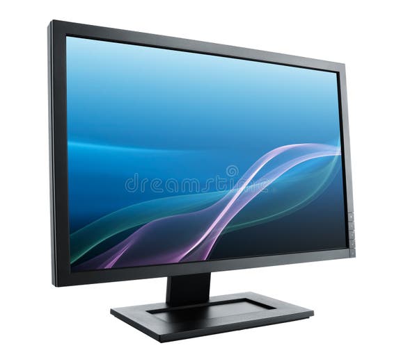 Computer monitor stock photo. Image of black, computer - 11021534