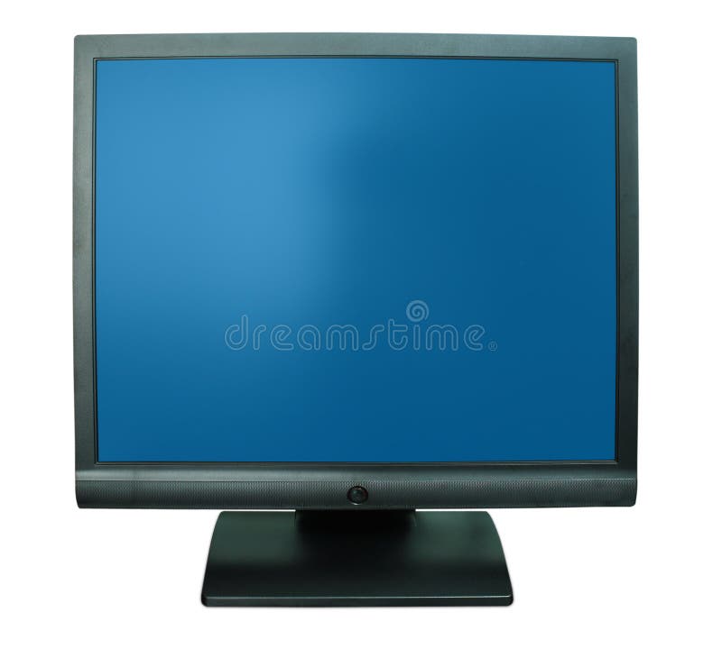 Computer monitor stock photo. Image of channel, display - 16220528