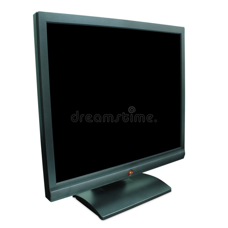 Computer monitor stock image. Image of electronic, high - 16887747