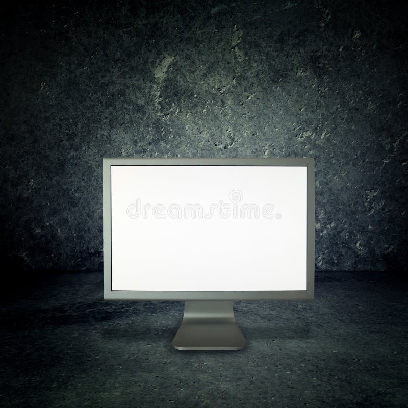 Computer monitor stock image. Image of electronic, computer - 25551039