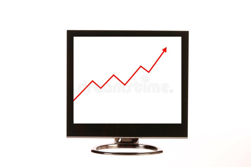 Computer Monitor stock image. Image of gray, monitor, electronic - 4541449