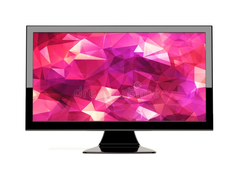 Computer monitor stock image. Image of technology, monitor - 43298761