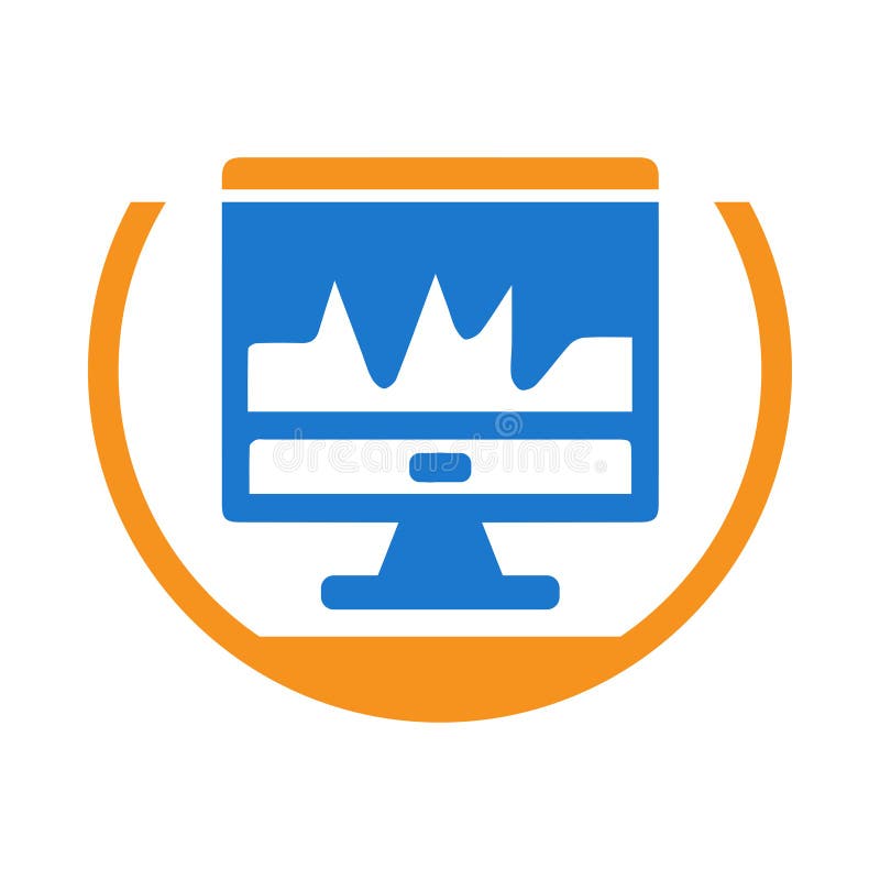 Computer, Monitor, Analytics, Grow, Business Grow, Chart, Pie Chart ...