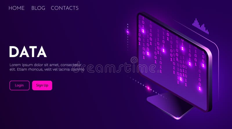 Monitor with UI-UX Development Design Concept Stock Vector - Illustration of social, interface ...