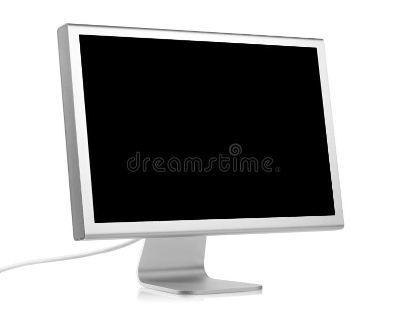 Computer Monitor with Blank Screen Stock Image - Image of elegance ...