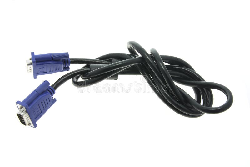 Monitor cable stock photo. Image of cable, blue, monitor - 501680