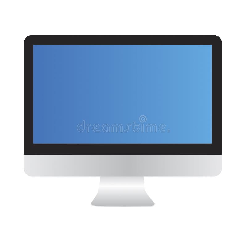 Computer monitor stock image. Image of film, black, desktop - 30504525