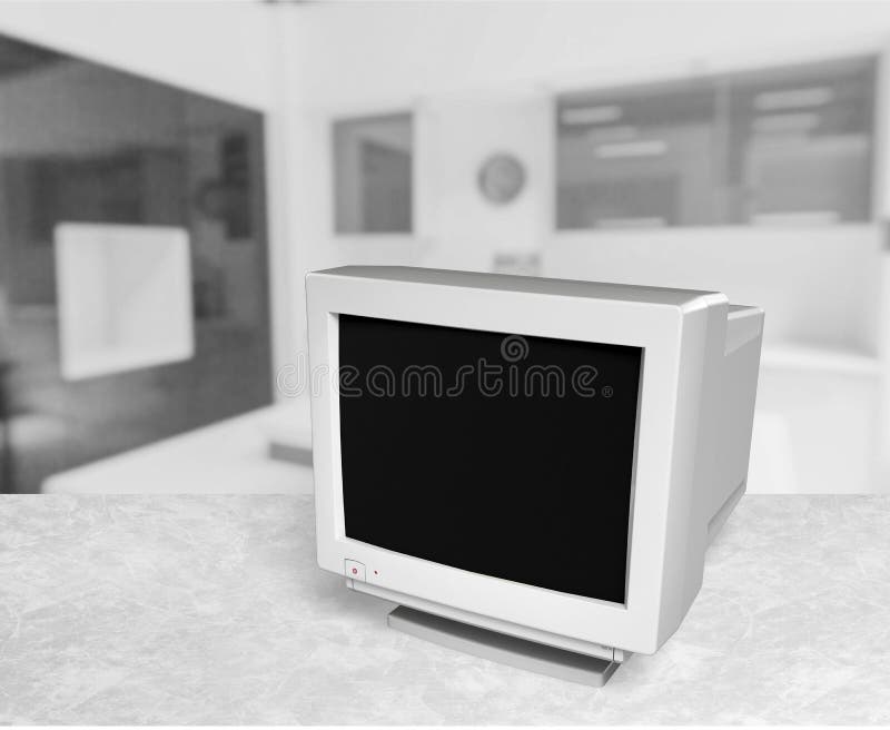 Computer Monitor stock photo. Image of copy, isolated - 62040478