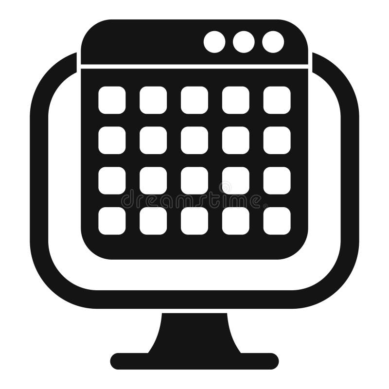 Computer Showing Spreadsheet with Cells for Data Analysis Stock ...