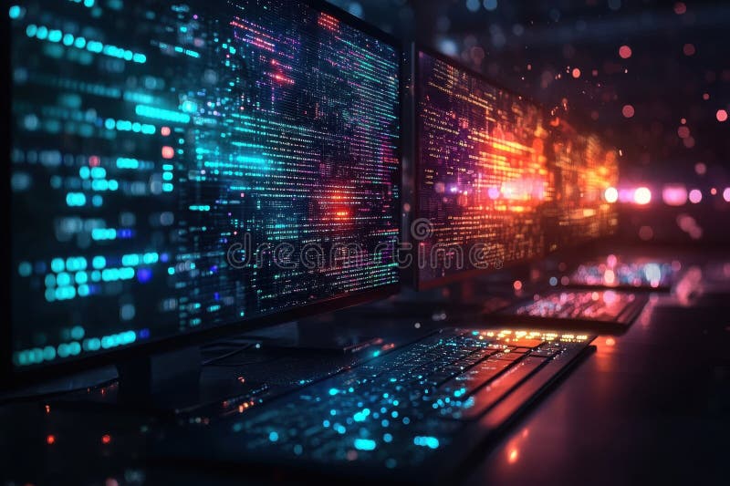 3,927 Glowing Computer Monitor Display Stock Photos - Free & Royalty ...