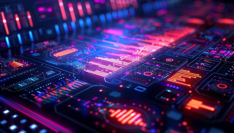 A Computer Monitor Displays a Map of the World with a Lot of Data on it ...