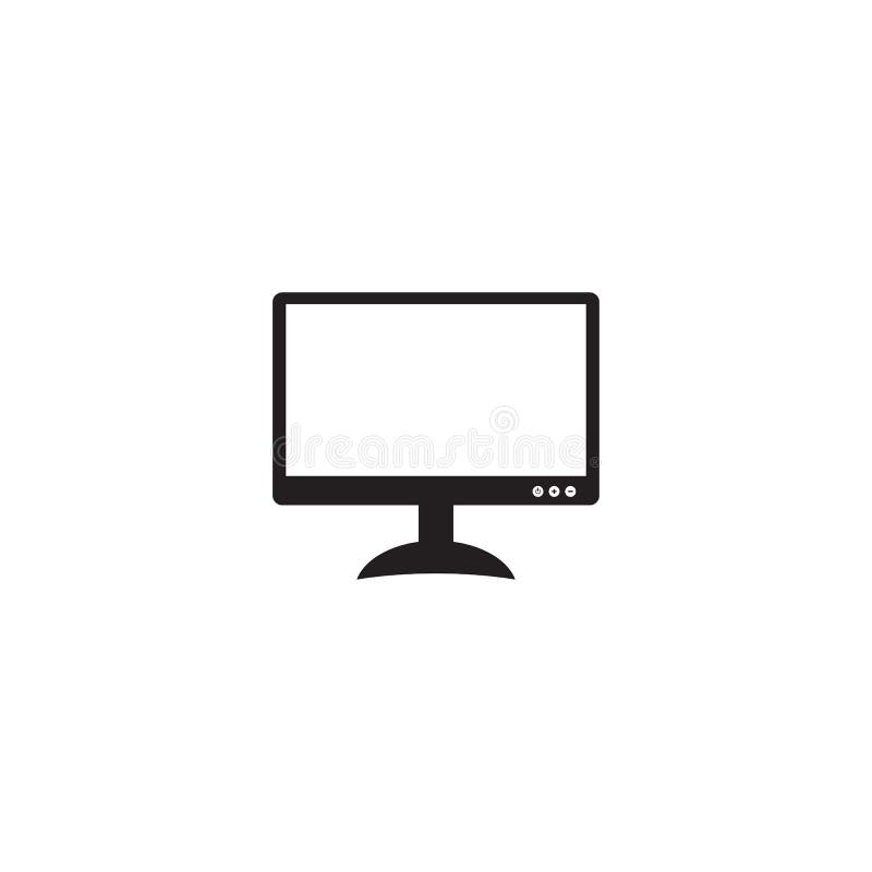 Computer Icon Design Vector Template Stock Illustration - Illustration ...