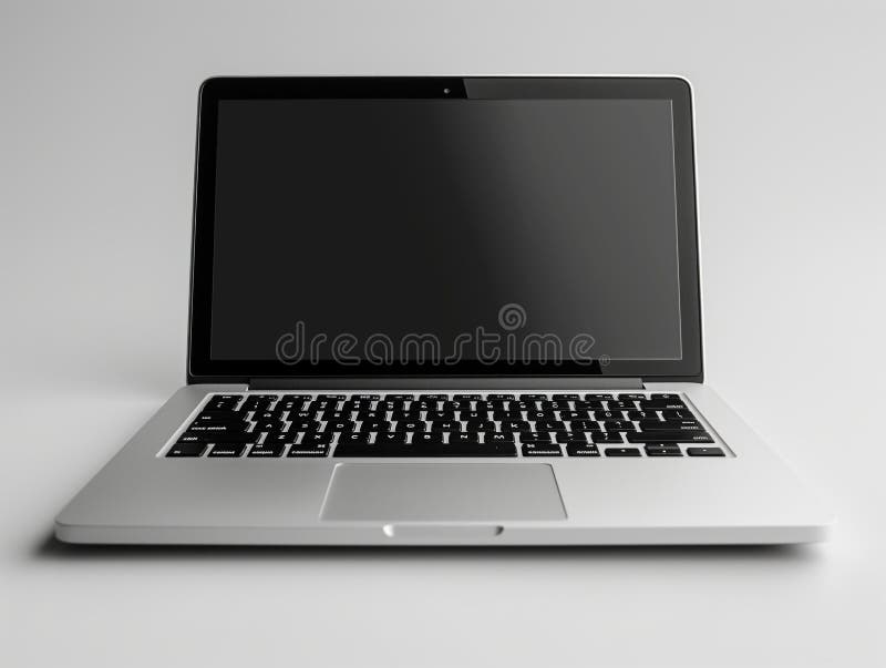 Computer Monitor with Keyboard Closeup Stock Illustration ...