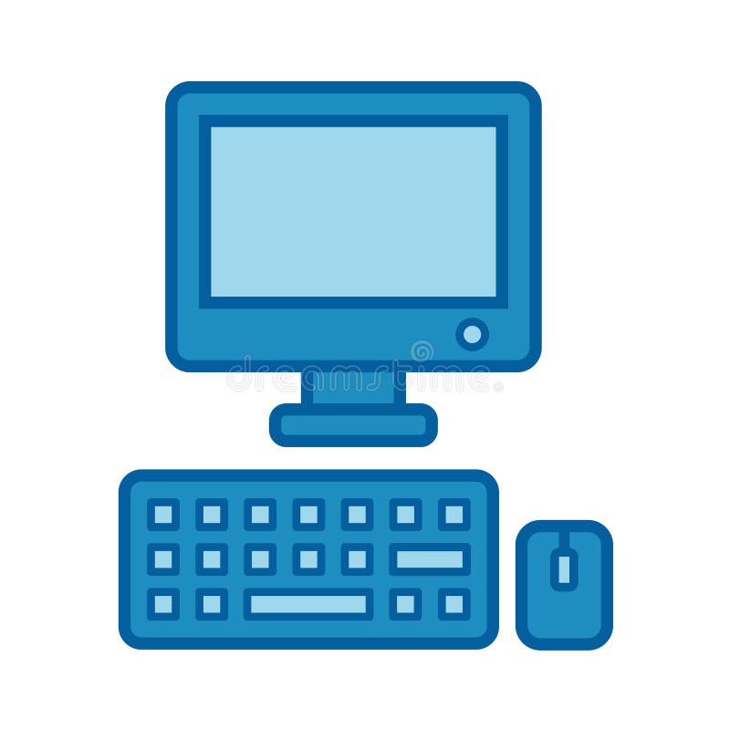 Computer Monitor, Keyboard, Mouse. Computer Device Technology Digital ...