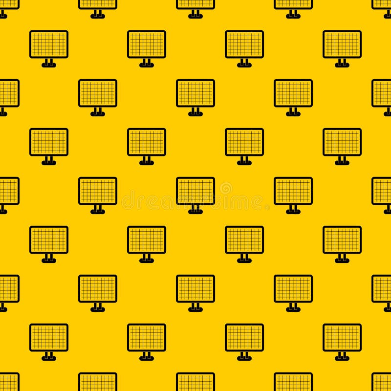 Computer Monitor Pattern Vector Stock Vector - Illustration of house ...