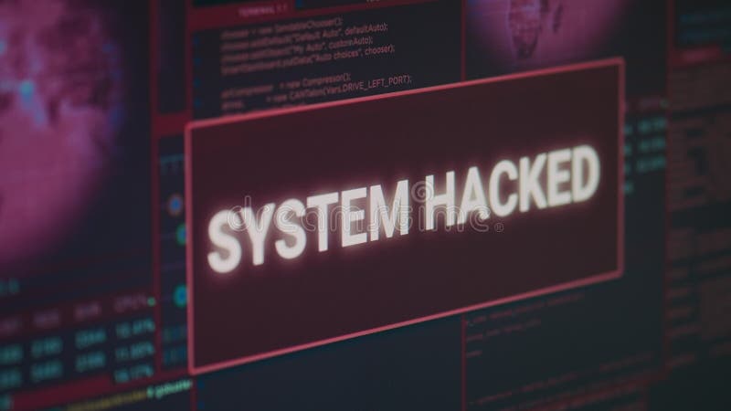 Hacked System Alert Message Flashing on Computer Screen Stock Footage ... Hacked System Alert Message Flashing on Computer Screen Stock Footage ...