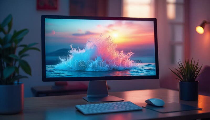 Foreground Monitor Stock Illustrations – 535 Foreground Monitor Stock ...