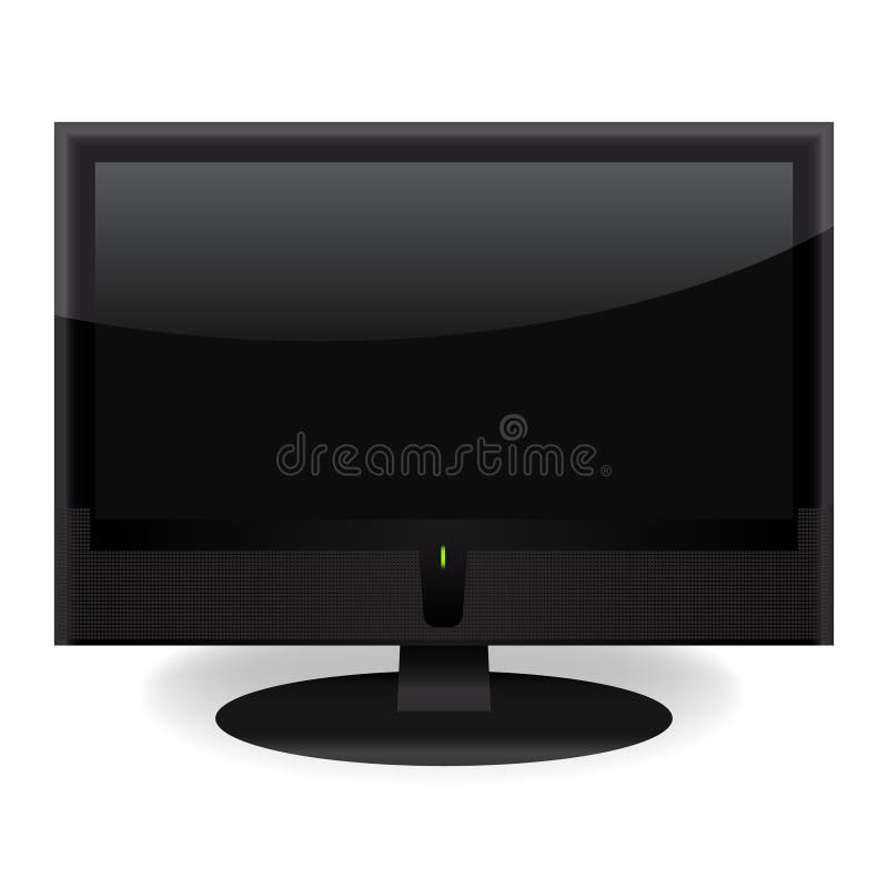 Computer monitor stock vector. Illustration of plastic - 39931203