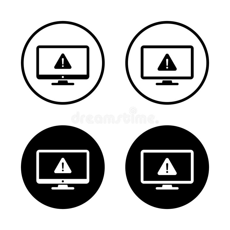 Monitor Warning Stock Illustrations – 12,710 Monitor Warning Stock ...