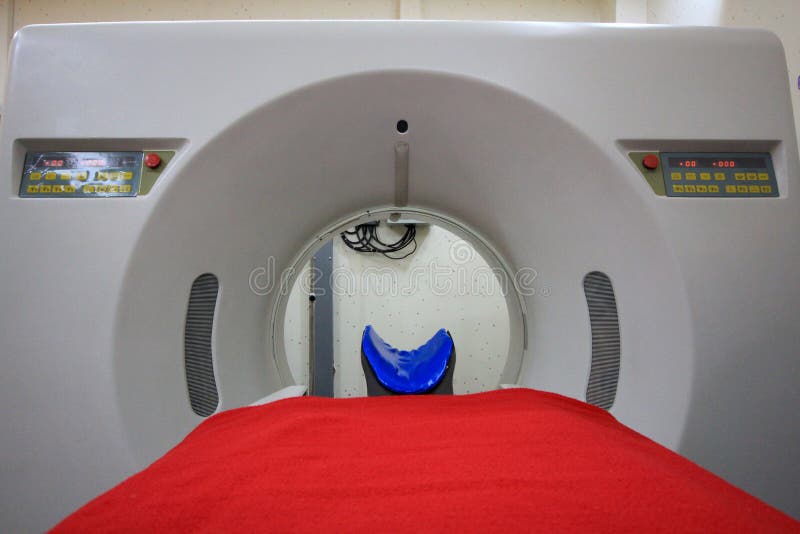 A Computer Monitoring a Scan of Human Body Stock Photo - Image of ...