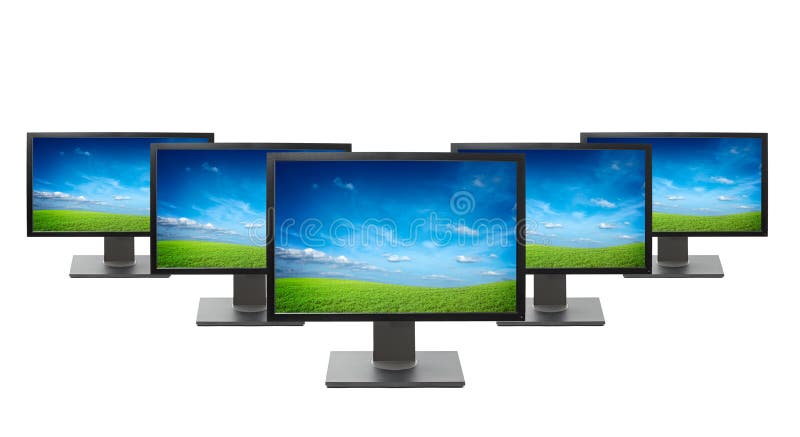 Laptop Computer Isolated stock image. Image of open, white - 16376989