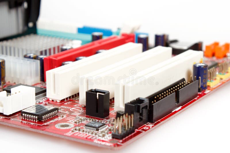 Computer motherboard stock image. Image of electronic - 23818867