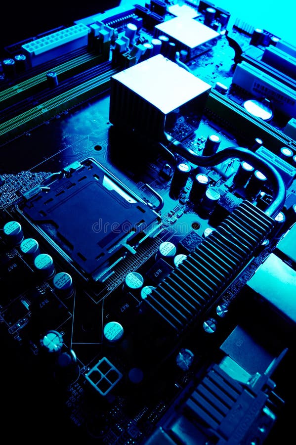Computer Motherboard stock photo. Image of slots, motherboard - 2935120