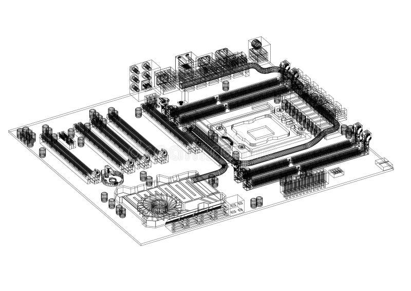 2+ Computer blueprint motherboard Free Stock Photos - StockFreeImages