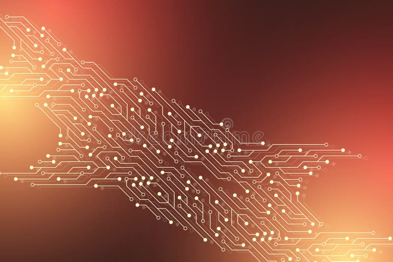 Computer Motherboard Background with Circuit Board Electronic Elements ...