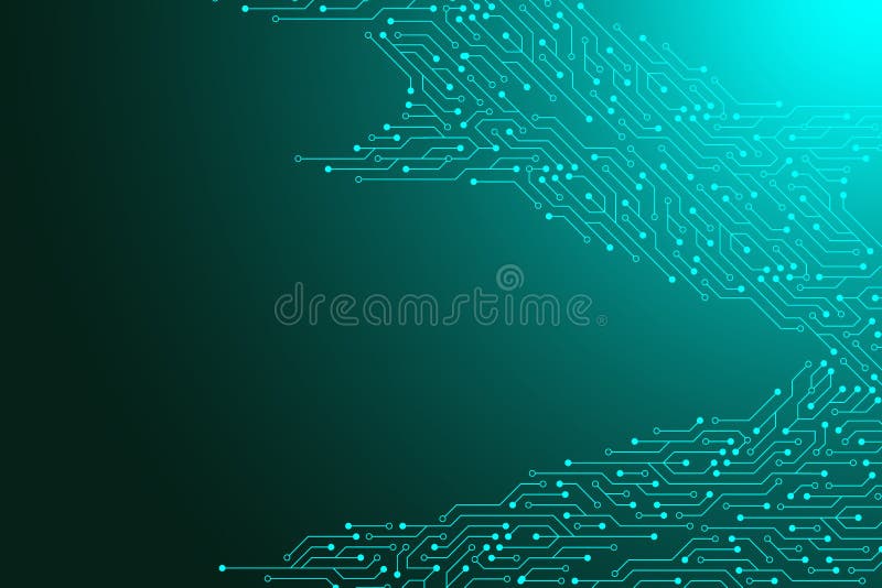 Computer Motherboard Background with Circuit Board Electronic Elements ...