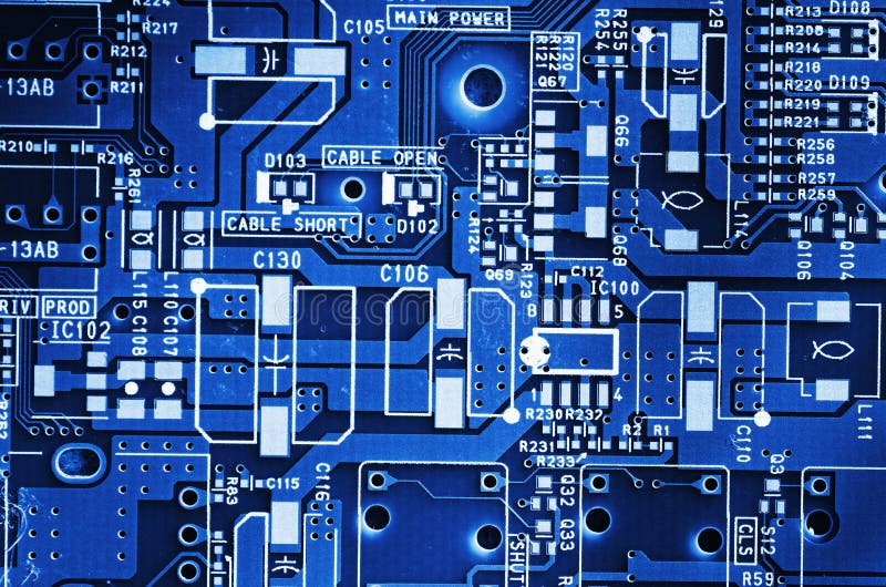 Computer motherboard stock image. Image of circuitry - 69414971