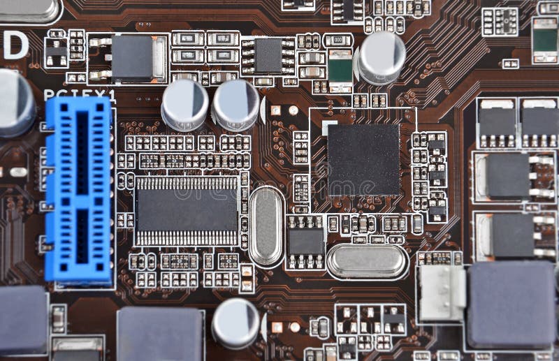 Computer motherboard board stock image. Image of controller - 28755603