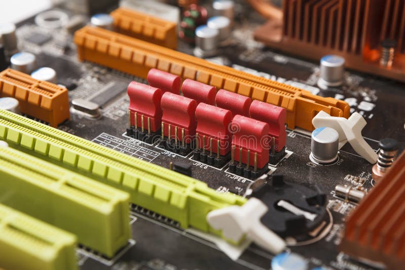 Inside Microprocessor Architecture Stock Photo - Image of microchip ...