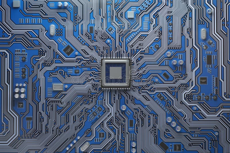 Computer Motherboard with CPU. Circuit Board System Chip with Co Stock ... Computer Motherboard with CPU. Circuit Board System Chip with Co Stock ...