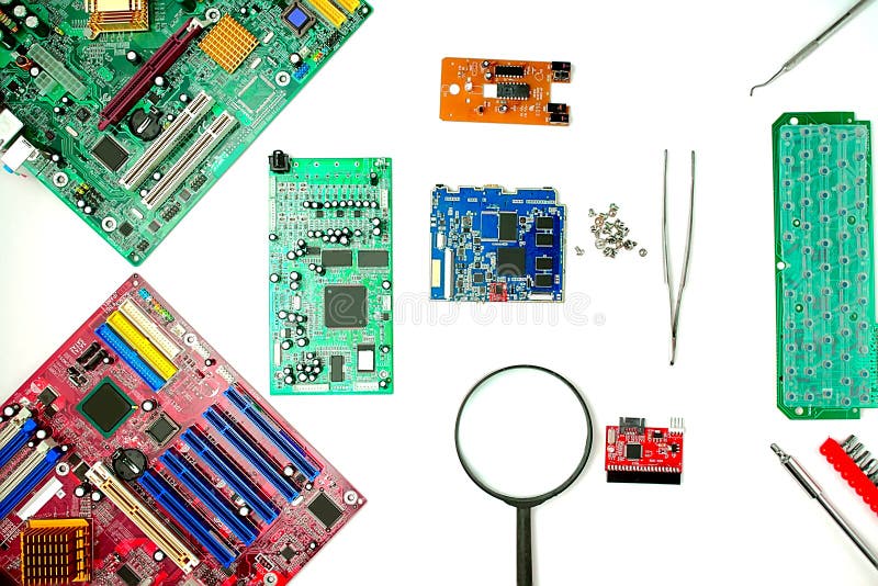 Computer Motherboard, Diagnostics and Repair, Disassembly Tools Stock ...