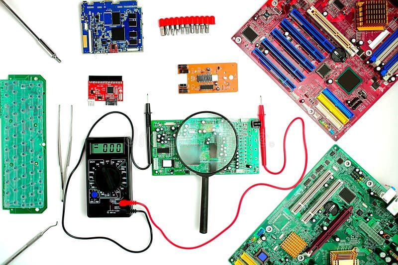 Computer Motherboard, Diagnostics and Repair, Disassembly Tools Stock ...