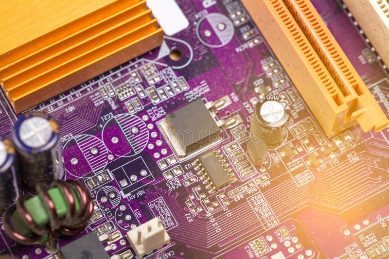 Computer Motherboard. Electronic Circuit Board Stock Photo - Image of ... Computer Motherboard. Electronic Circuit Board Stock Photo - Image of ...