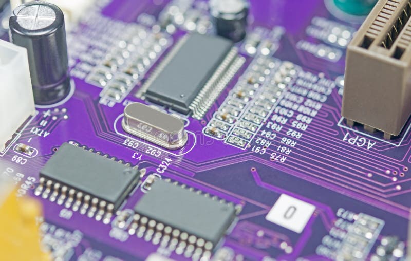 Computer motherboard stock photo. Image of power, memory - 81763768